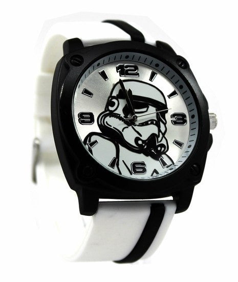 Stormtrooper Star Wars Watch with White Rubber Strap (STM1104 ...