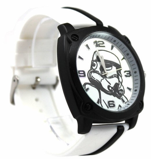 Stormtrooper Star Wars Watch with White Rubber Strap (STM1104 ...