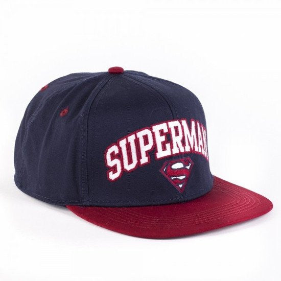 Superman Flat-bill Adjustable Snap-back Baseball Hat cap ...