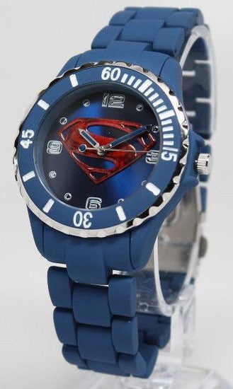 Superman Man of Steel Watch Blue (MOS8005) – SuperheroWatches.com